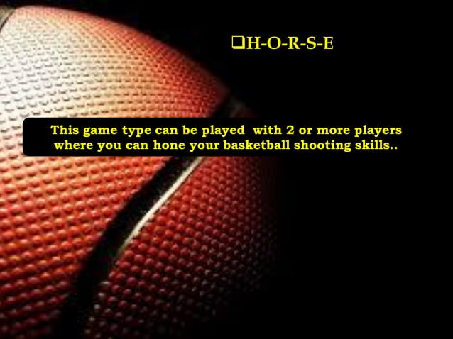 Variations Of Basketball For Family Fun | PPT