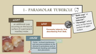 Variations of maxillary molars | PPT