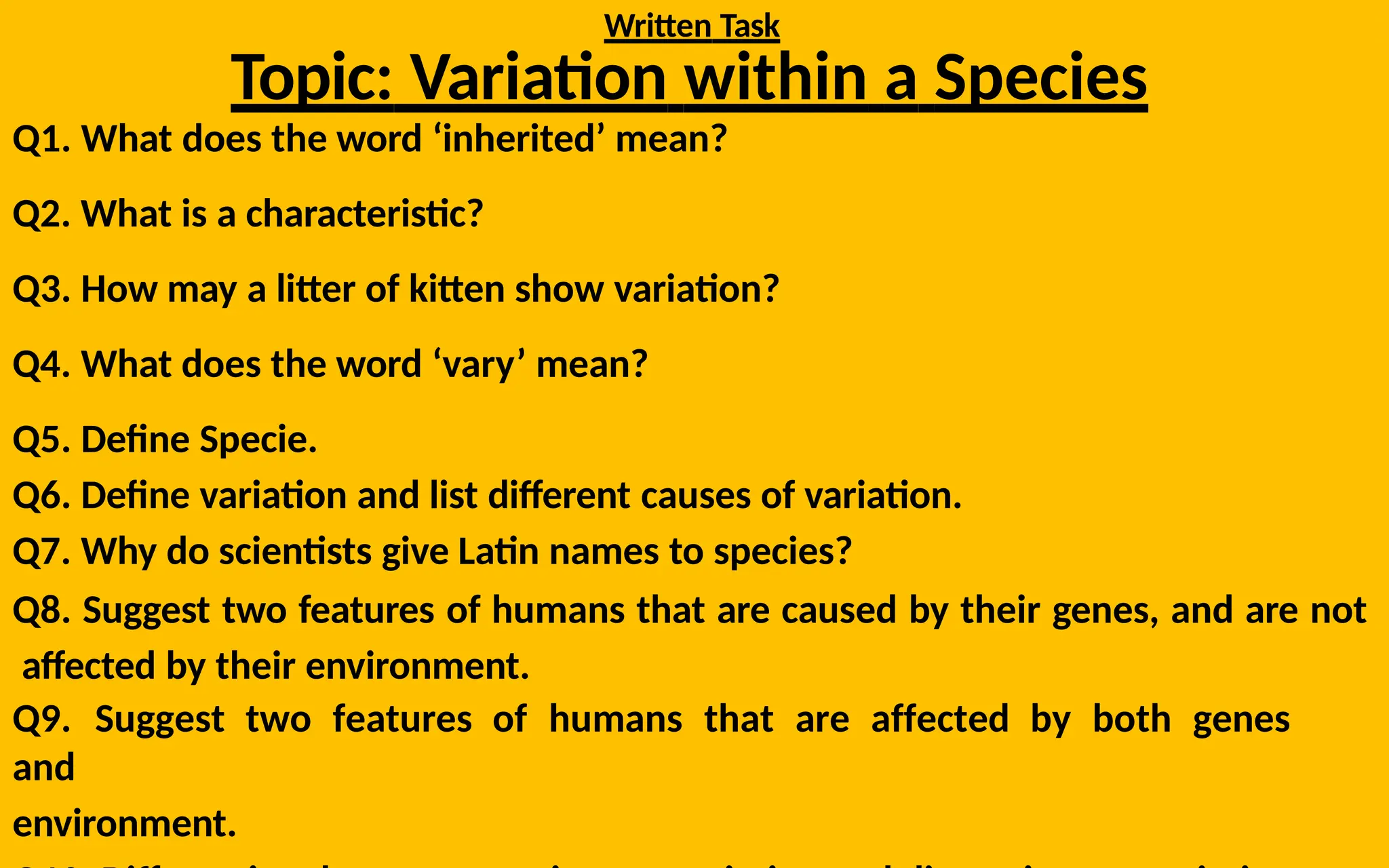 Variation within a Species Types of variation.pptx