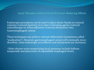 Variceal bleeding management | PPTX