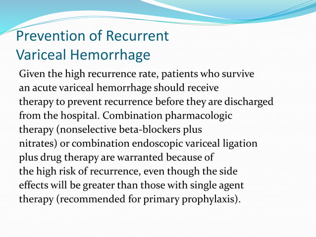 Variceal bleeding management | PPTX