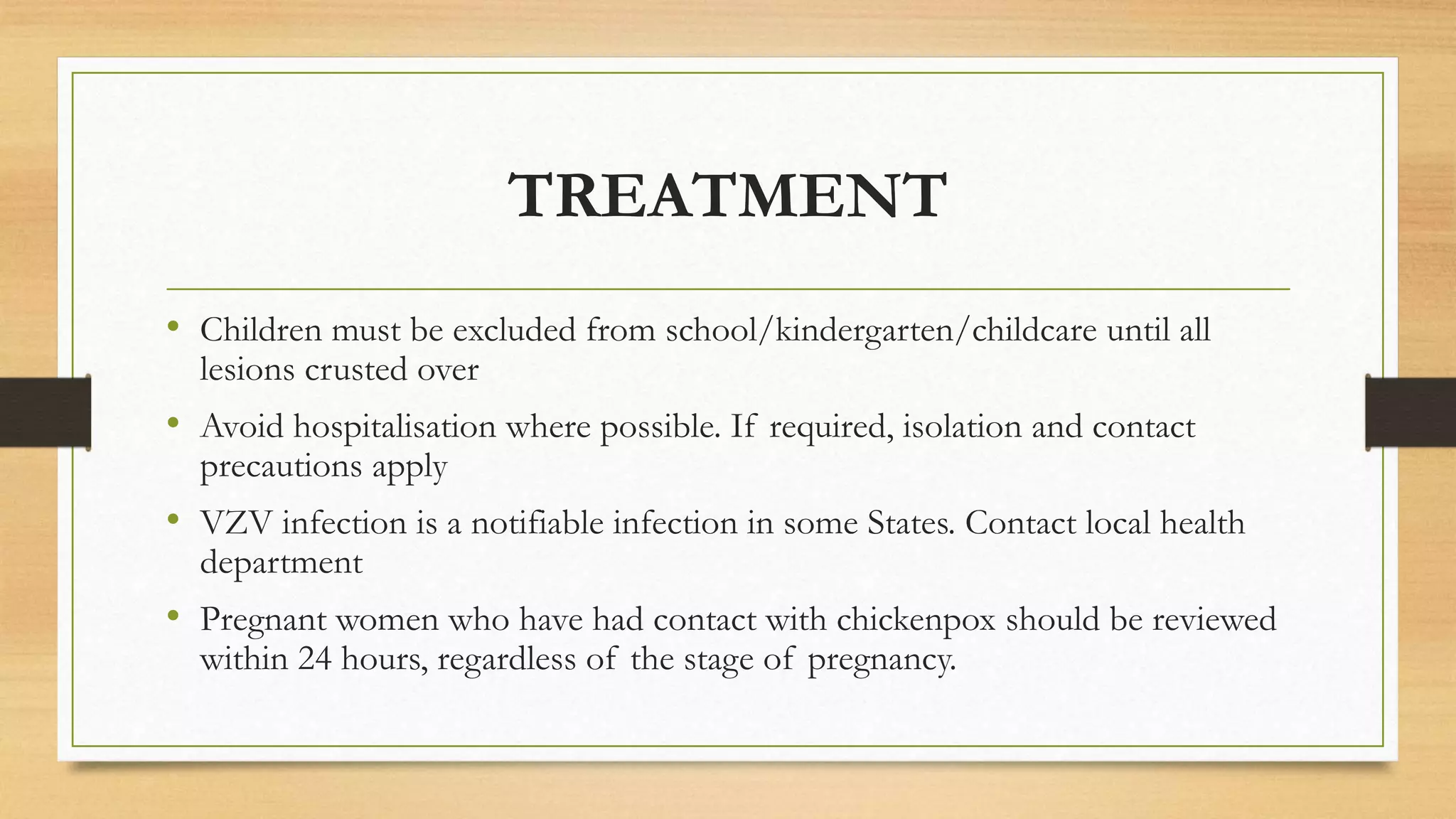Varicella-Zoster Viral Infection.pptx | Infectious Diseases | Diseases ...