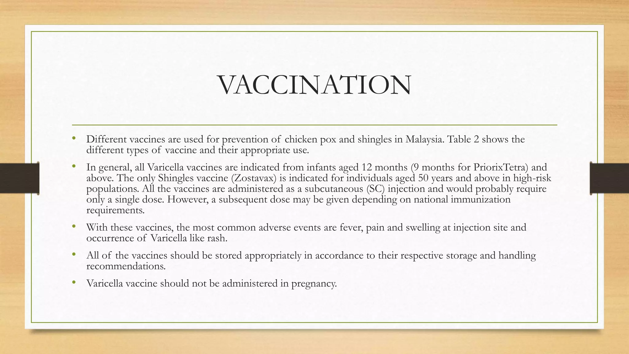 Varicella-Zoster Viral Infection.pptx | Infectious Diseases | Diseases ...