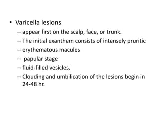 Varicella zoster virus infections | PPTX