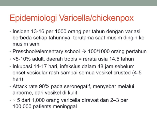 Infeksi Varicella Zoster dan Rubella | PPTX