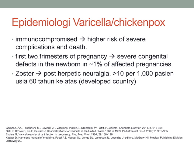 Infeksi Varicella Zoster dan Rubella | PPTX