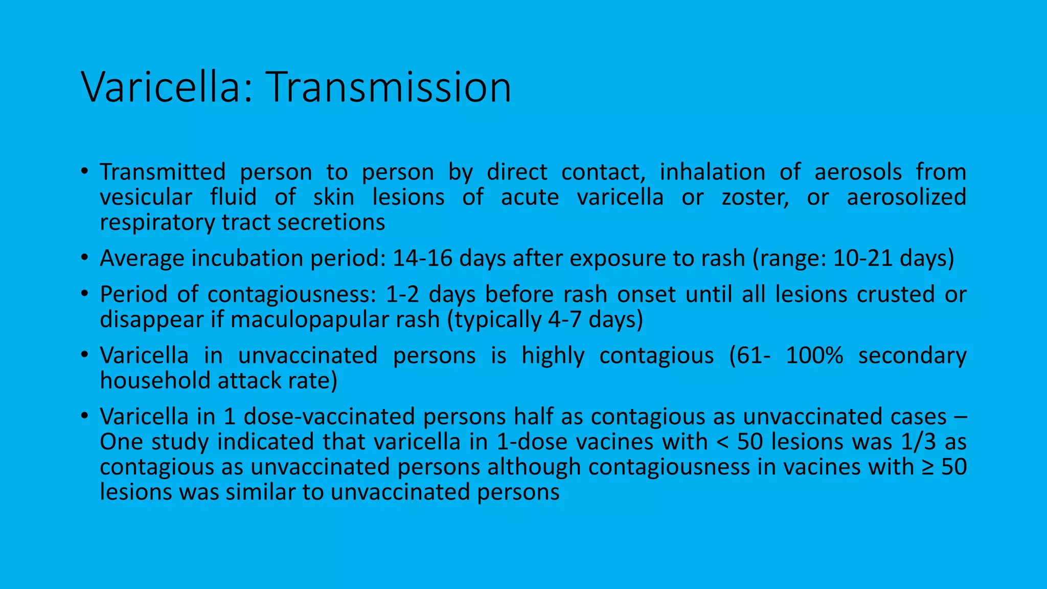 Varicella zoster virus | PPTX