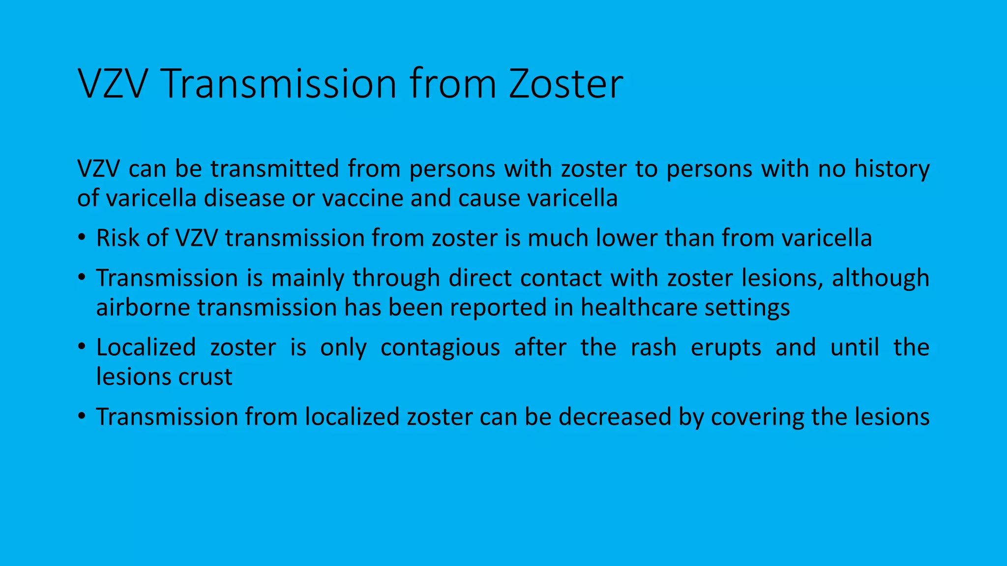 Varicella zoster virus | PPTX