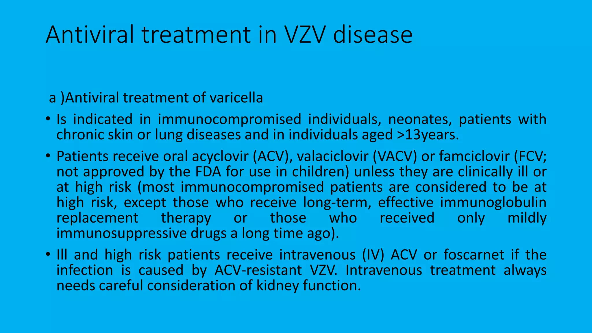 Varicella zoster virus | PPTX