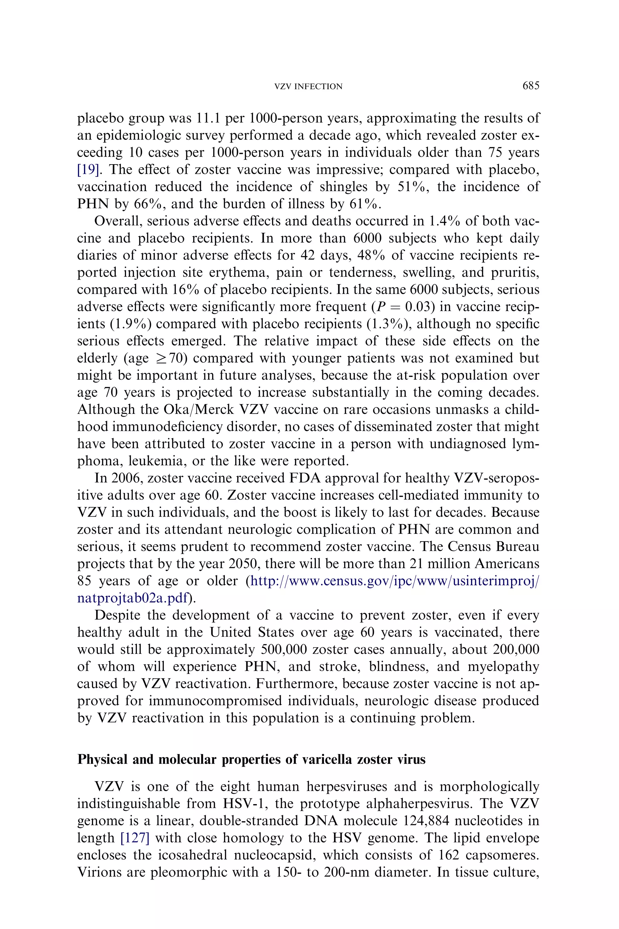 Varicella zoster virus infection (1) | PDF