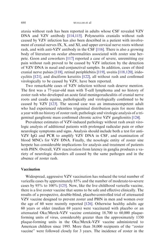 Varicella zoster virus infection (1) | PDF