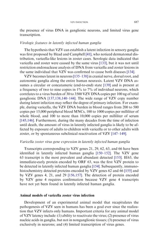 Varicella zoster virus infection (1) | PDF