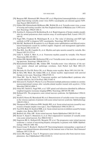 Varicella zoster virus infection (1) | PDF