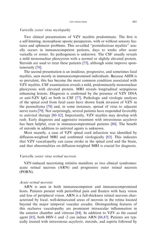 Varicella zoster virus infection (1) | PDF