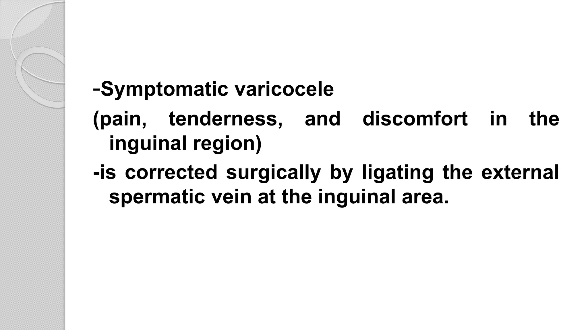 Varicocelectomy | PPTX