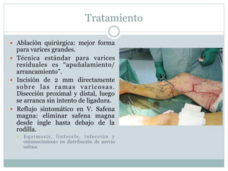 Varices varicosas | PDF