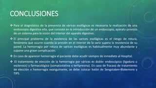 Varices esofagicas | PPTX