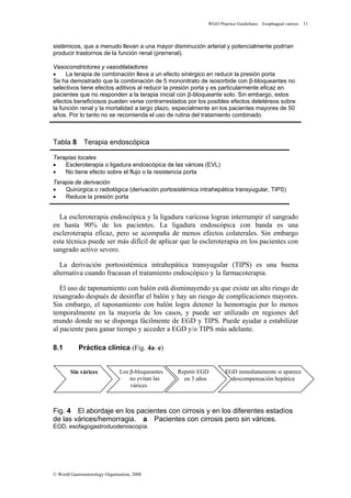 Varices esofagicas guia WGO - Medicina Interna II Uai | PDF