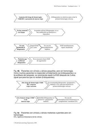 Varices esofagicas guia WGO - Medicina Interna II Uai | PDF