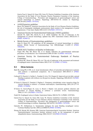 Varices esofagicas guia WGO - Medicina Interna II Uai | PDF