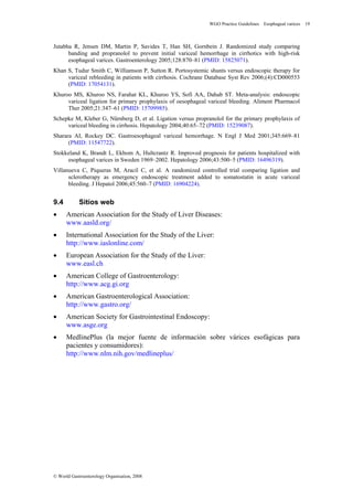 Varices esofagicas guia WGO - Medicina Interna II Uai | PDF