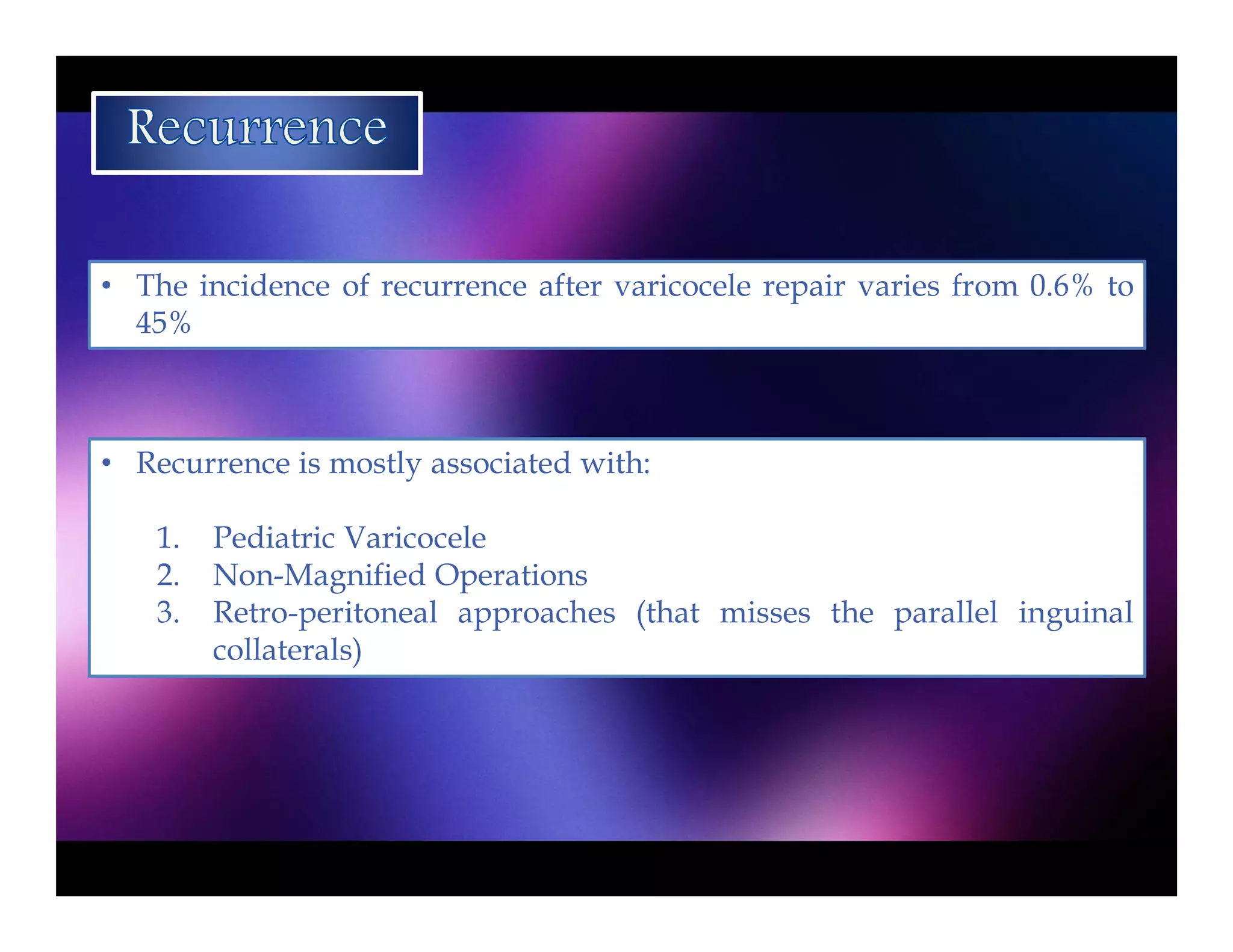 Varicocele | PDF