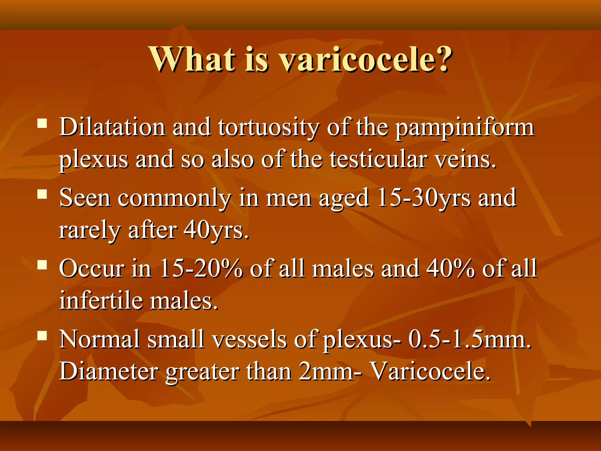 Varicocele | PPT