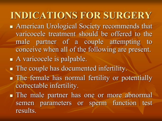 Varicocele | PPT | Infertility | Reproductive Health