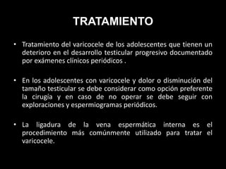 Varicocele Radiología | PPTX