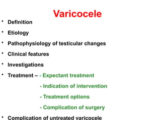 Varicocele. Gooliiiiiargeera bara at pptx | PPTX