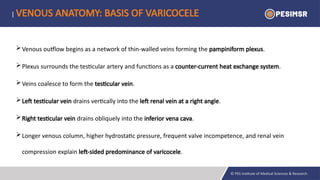 VARICOCELE features and surgical management.pptx