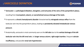 VARICOCELE features and surgical management.pptx