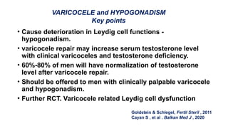 Varicocele and Hypogonadism, its relationship.pptx