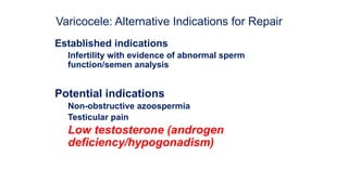 Varicocele and Hypogonadism, its relationship.pptx