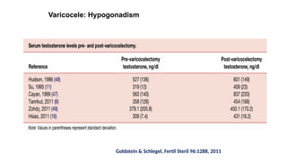 Varicocele and Hypogonadism, its relationship.pptx