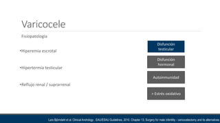 Varicocele y varicocelectomía tratamiento quirúrgico | PPTX