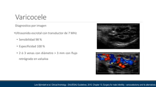 Varicocele y varicocelectomía tratamiento quirúrgico | PPTX