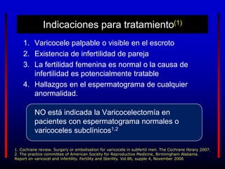 Varicocele - APROFE - Dr Victor Sanchez | PPSX
