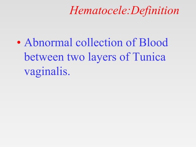 Varicocele,hematocele,pyovele.pptx | Medical Health