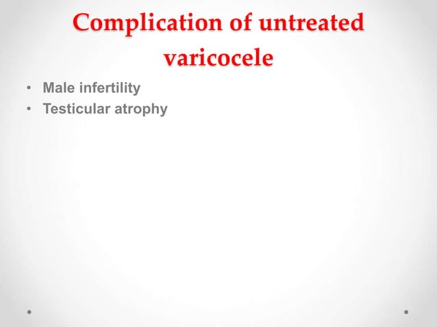 Varicocele & infertility.ppt | Infertility | Reproductive Health