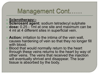 Varicose vein | PPTX