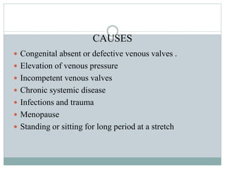 Varicose vein | PPTX
