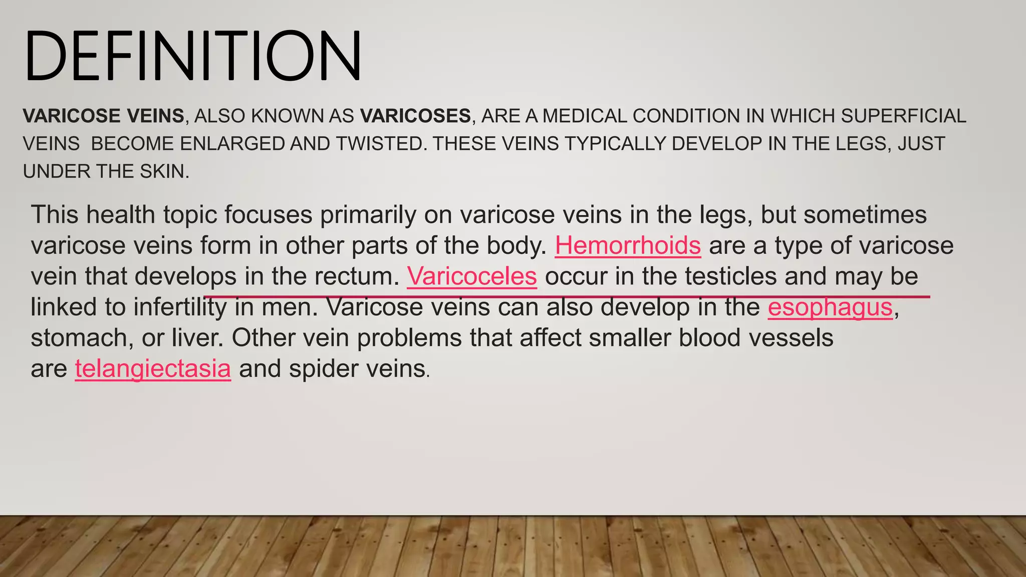 Varicose vein | PPTX