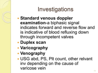 Varicose veins | PPTX