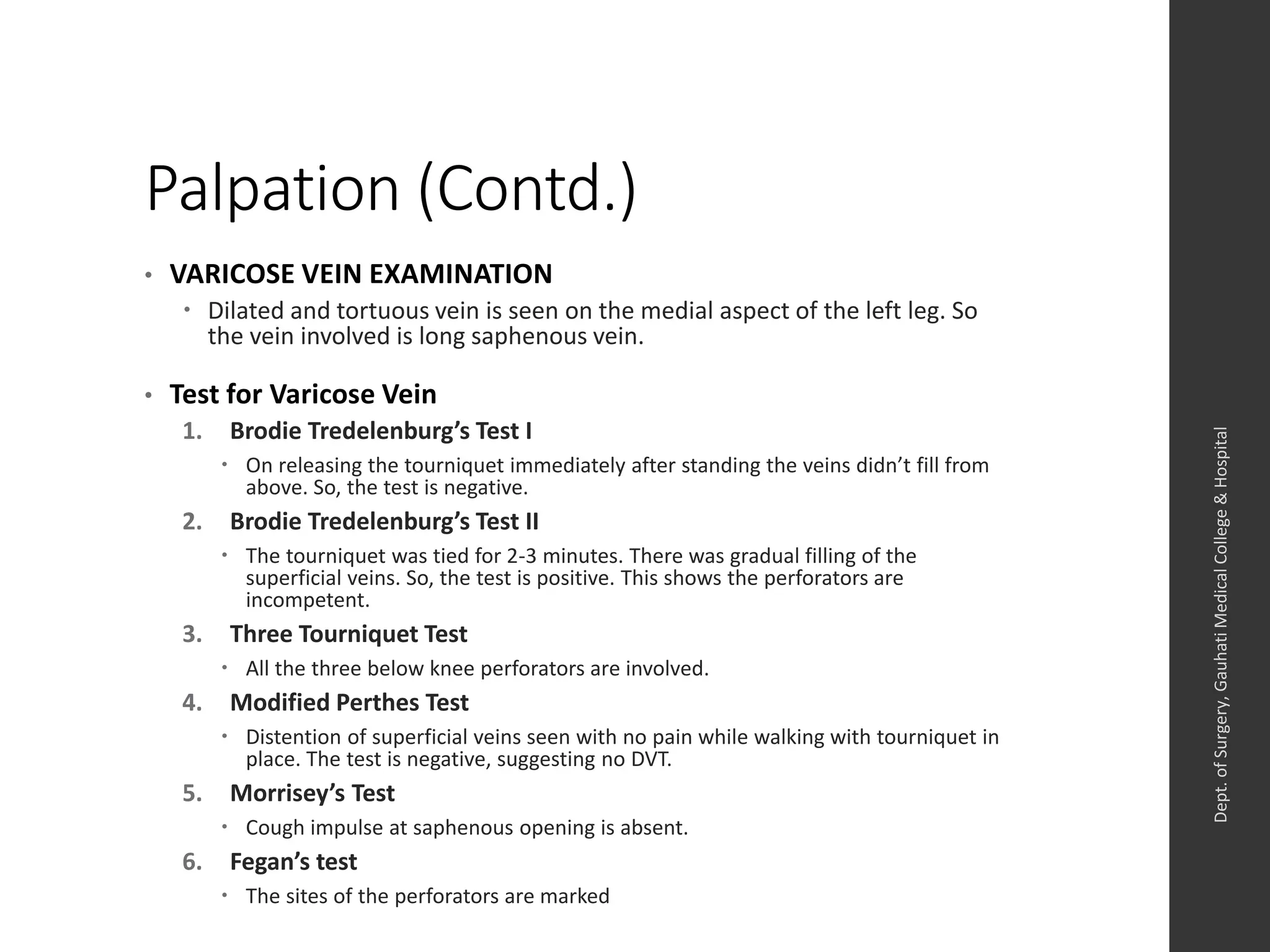Case study on Varicose Veins & Venous Ulcers | PPTX
