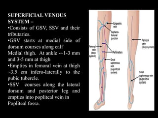Diagnosis and radiological management of varicose vein | PPTX