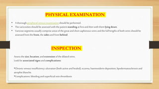 Varicose veins | PPTX