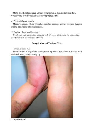 varicose veins and PVD (Peripheral Vascular Diseases) | DOCX