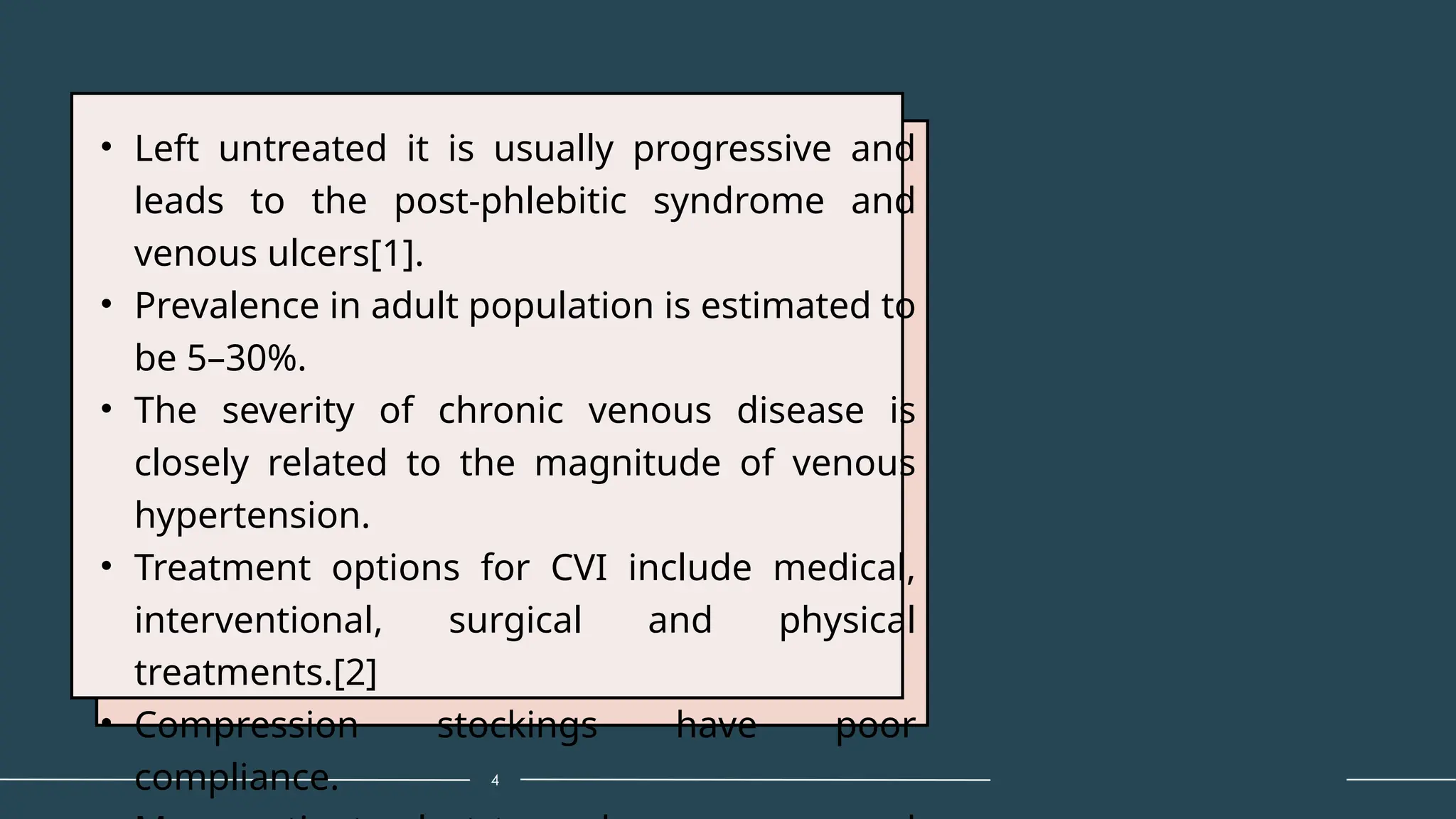 Chronic venous insufficiency (CVI) /Varicose Veins | PPTX
