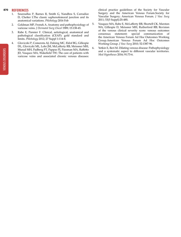 Anatomy, Physiology & Classification of Varicose Veins | PDF